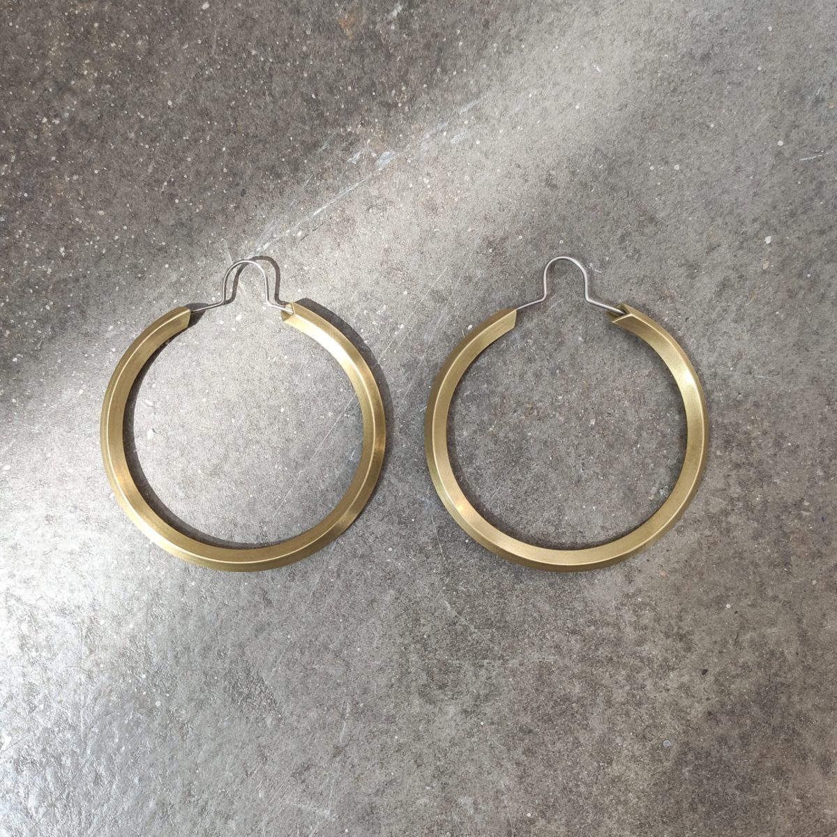 Original Brass Hoops - Kristina Neumann